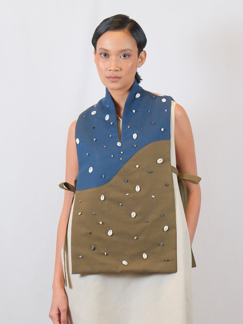 Tepi Laut Kanoko Apricot Stand Apron – Tobatenun